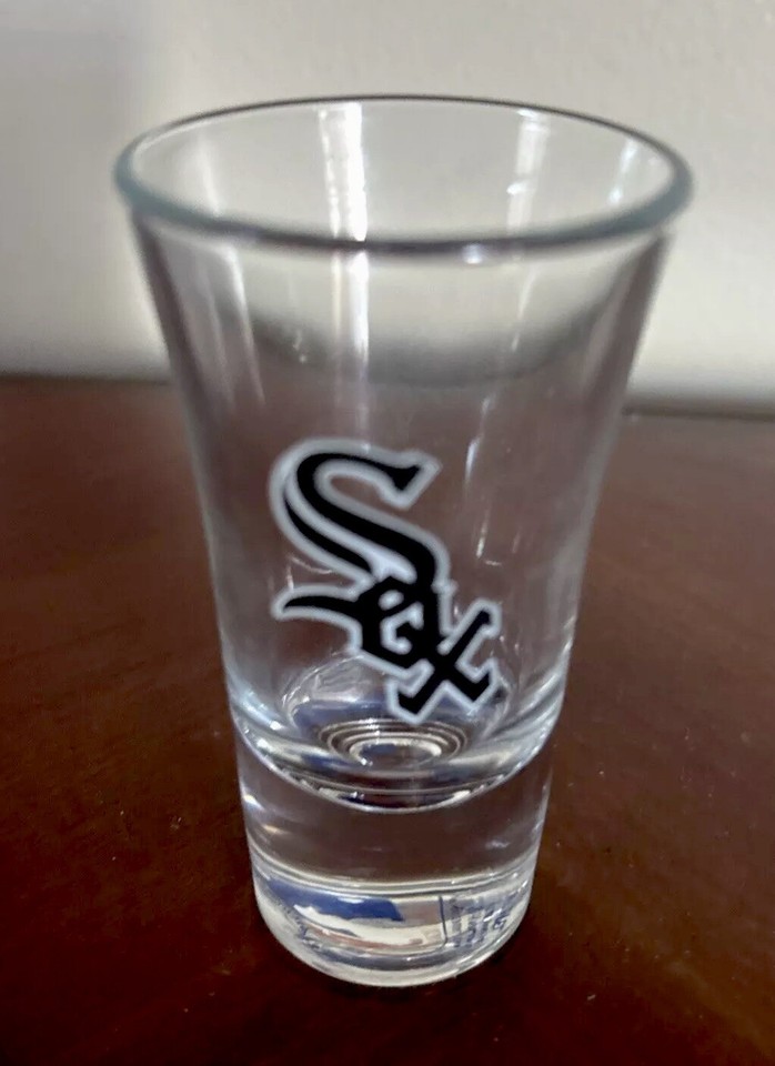 CHICAGO WHITE SOX Tall Large Double Shot Glass MLB Baseball RARE | eBay