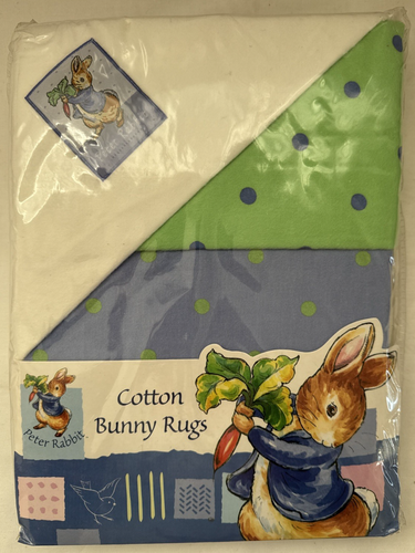 Peter Rabbit Cotton Bunny Rugs x 3 - 100cmx100cm | eBay Australia