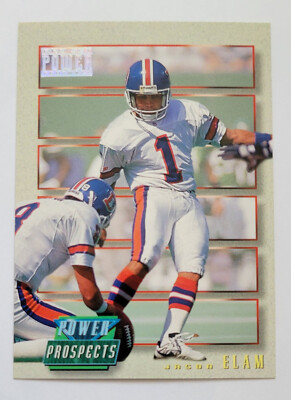 1993 Pro Set Power Power Prospects Jason Elam Card #PP60 Rookie RC ...