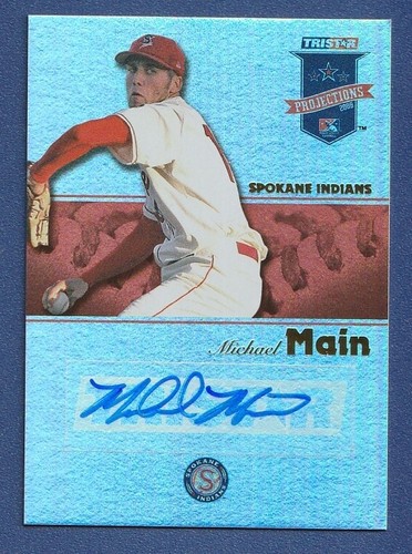 MICHAEL MAIN 2008 Projections Reflective AUTO RC #96 Rangers Signed ...