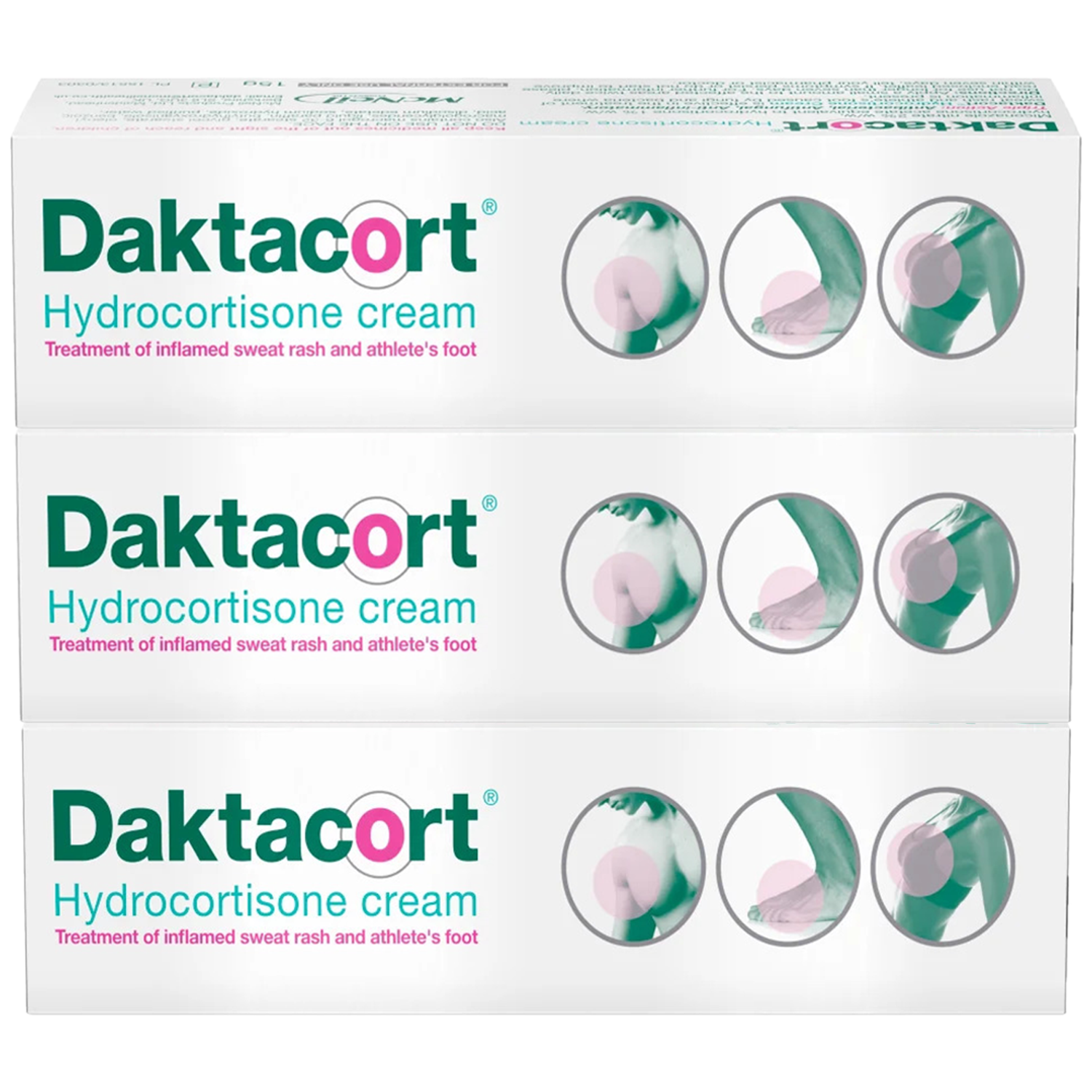 Daktacort Hydrocortisone Cream - Antibacterial & Antifungal Cream - 15g ...