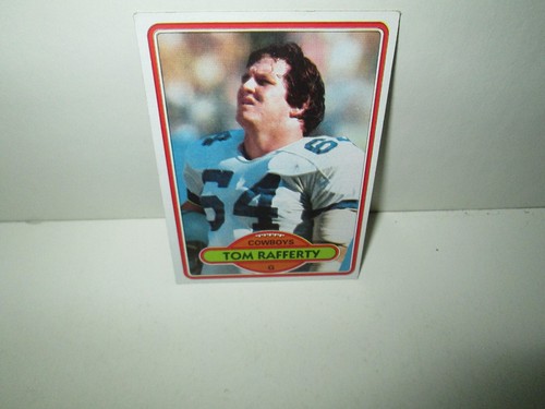 TOM RAFFERTY 1980 FOOTBALL CARD Topps #300 Rookie rc DALLAS COWBOYS ...