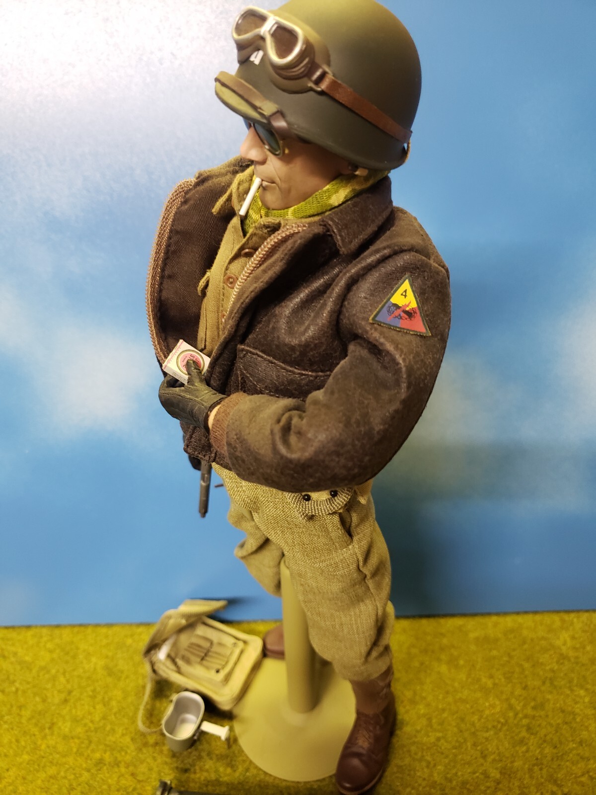 FIGURINE 1/6 US DID Corporation WWII Tank squadron - Captain Bruce ...