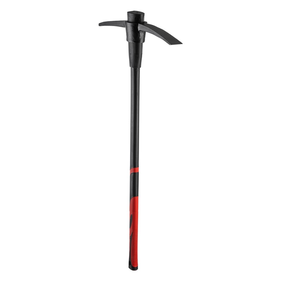 INTERTOOL 5-Pound Pickaxe, Pick Mattock, 36-inch Fiberglass Handle HT08 ...