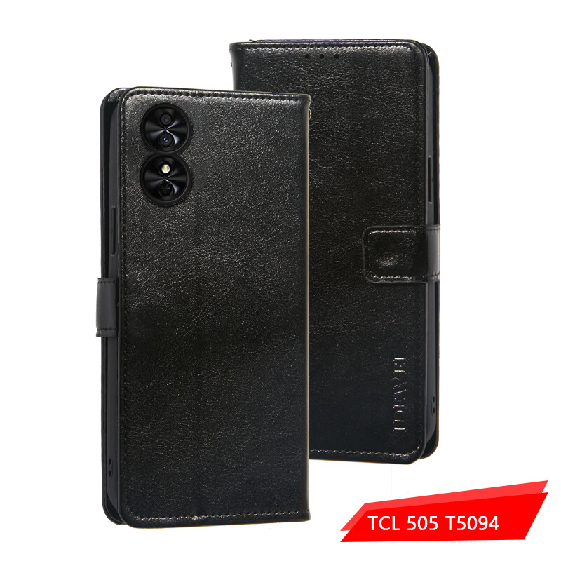 TCL 505 T5094 T509K Flip Case Shockproof Leather Wallet Phone Case ...