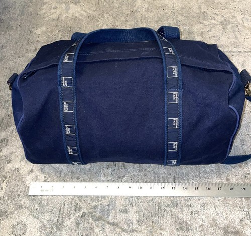 Vintage Goldman Sachs Banker Bag Canvas Gym Duffle Green Blue | eBay