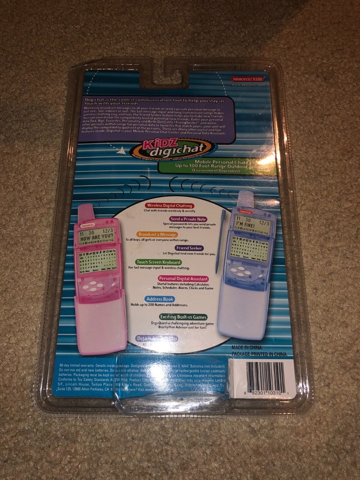 Kidz Digichat Mobile Digital Chat Center Useful Personal Organizer *NEW ...