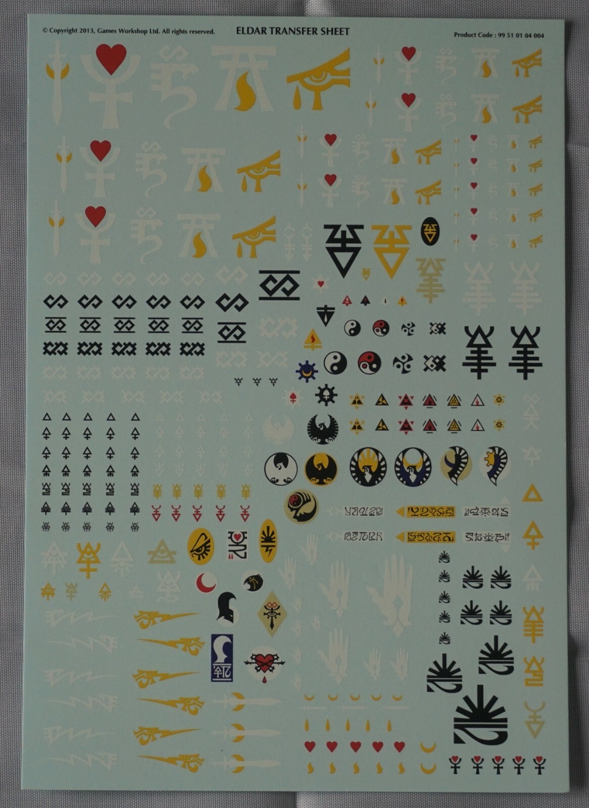 Warhammer 40k & Age of Sigmar Transfer Sheets Chaos, Space Marine and ...