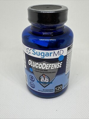 SugarMD GlucoDefense 120 Capsules - Exp 09/2026 NEW Sugar MD Ergin | eBay