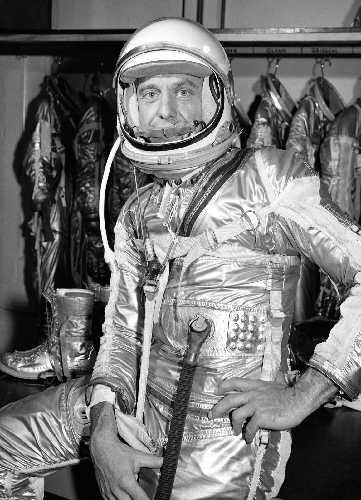 1961 Alan Shepard MERCURY MISSION PHOTO,1st Astronaut in Space FREEDOM ...