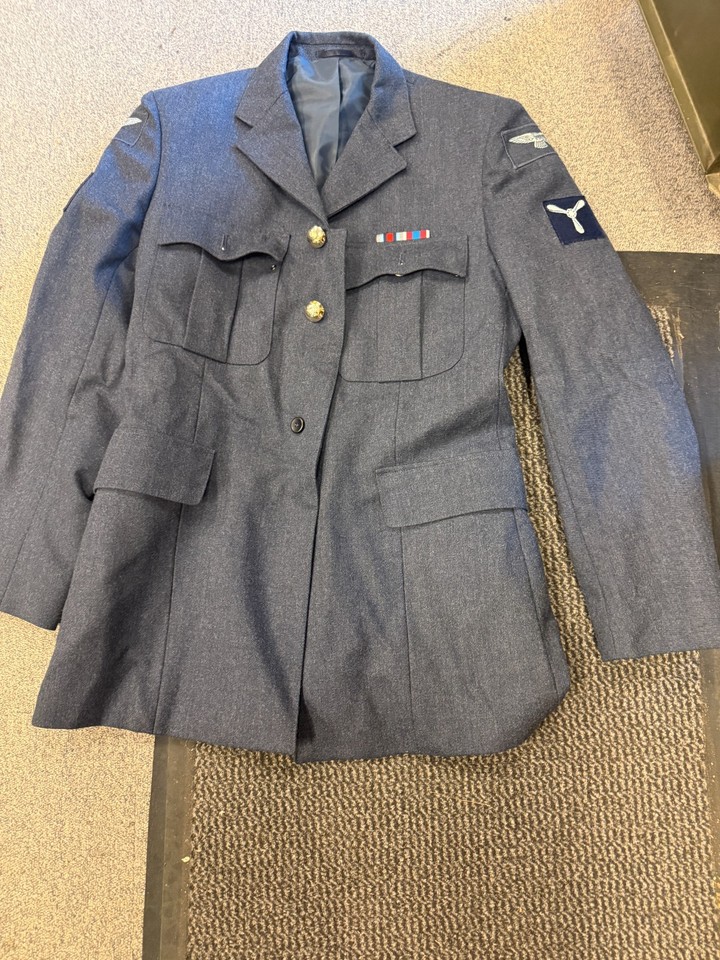 5 x Royal Air Force RAF / WRAF men/womens Grey Uniform Jacket Job Lot ...