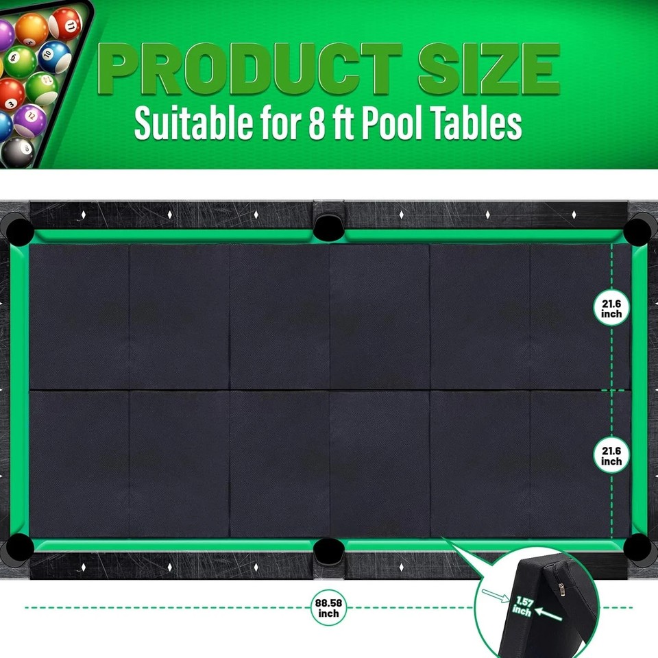 Pool Table Insert Mat for Pool Table Protection Billiard Table to ...