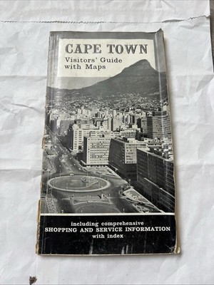 Cape Town South Africa Visitors’ Guide Map Book Tourist Information | eBay