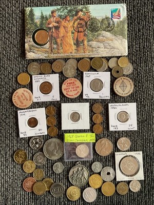 Collectible Junk Drawer Coin Lot US & WORLD SILVER, SACAJAWEA ...