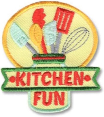 Boy Girl Cub KITCHEN FUN cooking Baking Fun Patches Badges Crests ...
