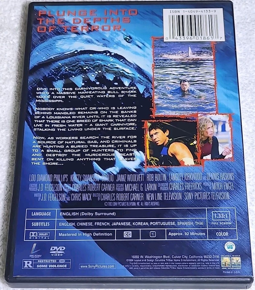Red Water DVD lou diamond Phillips , kristy Swanson , Coolio Rare oop ...