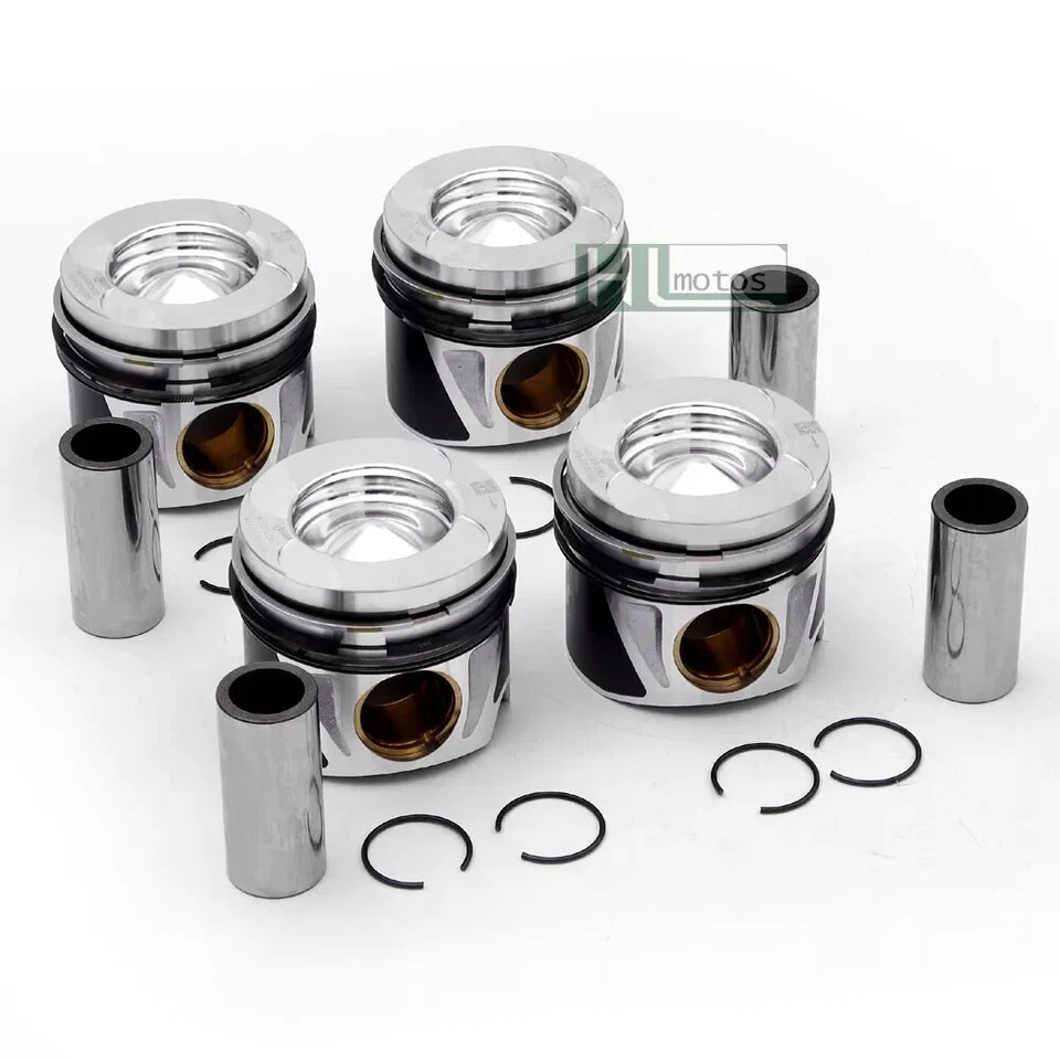 4x Piston Set STD For Mercedes-Benz W205 C220 W204 CDI Sprinter Vito ...