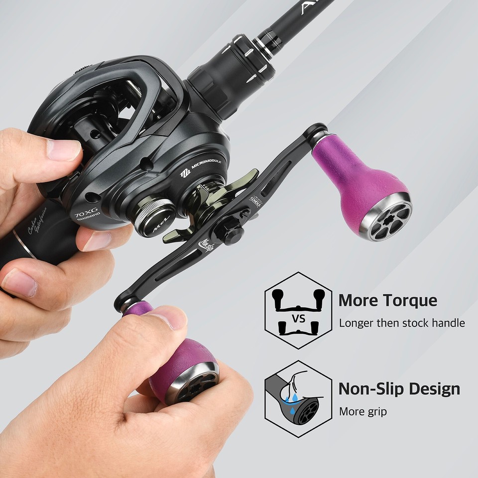 Gomexus Power Handle For Shimano Curado Tranx Scorpion SLX Baitcaster ...