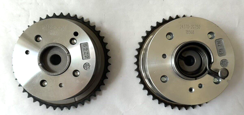 2PCS Intake & Exhaust Camshaft Adjuster VVT Timing Cam Gear 24350-2G750 ...