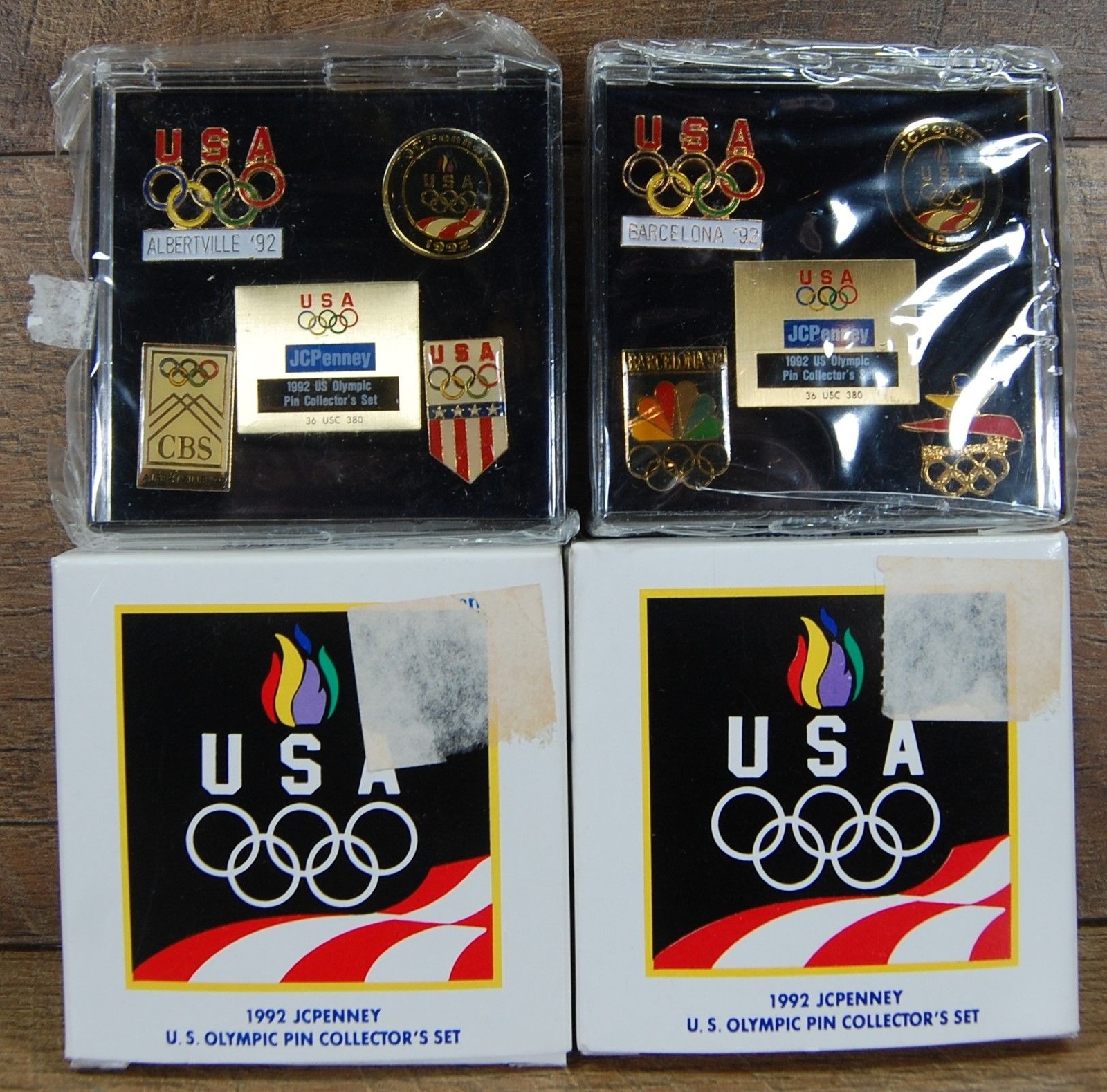 NEW JC Penney 1992 Olympic Pin Set Winter Albertville & Summer ...
