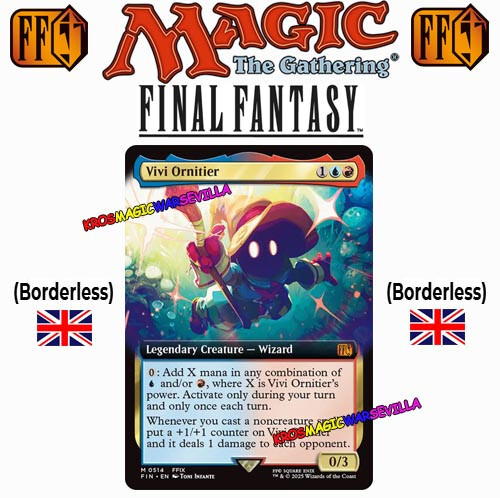 MTG Vivi Ornitier 514 BORDERLESS FINAL FANTASY ENGLISH NM | eBay