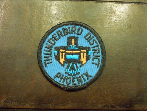 Vintage Thunderbird District Phoenix Boy Scouts Iron On Patch Badge | eBay