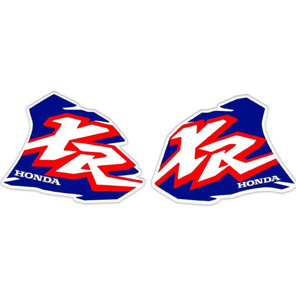 🟣 1996 Honda XR 100 XR100R Tank Decals Graphics Kit Glossy Laminated ...
