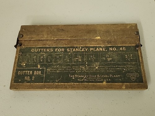Cutters for Stanley Plane No. 45 Blades in Original Box Box No 2 | eBay