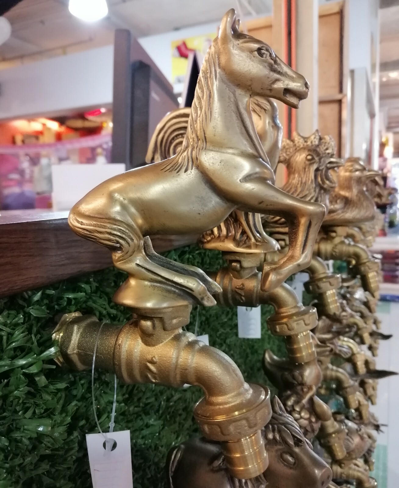 Faucet Brass Horse Garden Spigot Vintage 1/2" Tap Water Lawn Home Decor ...