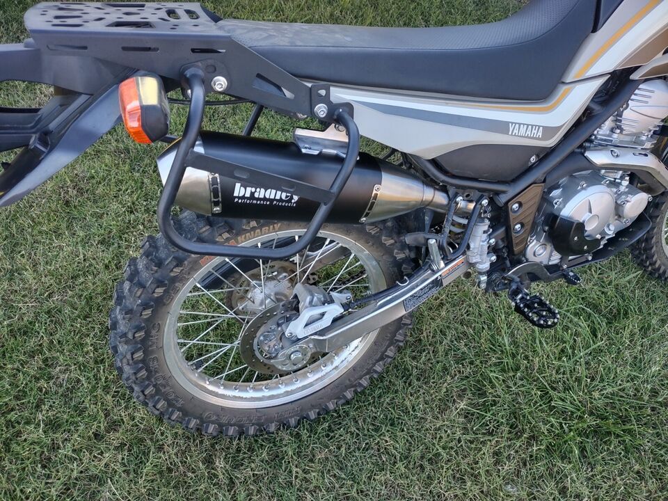 Yamaha XT250 slip-on high performance exhaust | eBay