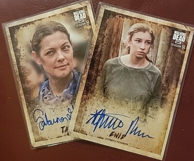 2018 Topps Walking Dead Season 8 - Lot Of 2 AUTOGRAPH CARDS - NACON ...