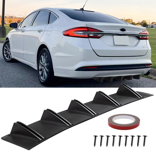 For Ford Fusion 2010-2020 Rear Diffuser 10 Fin Bumper Lip Splitter ...