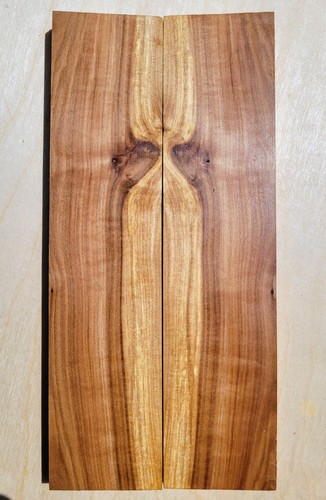 Spalted Apple Wood Knife Scales, Craft Blanks, Bookmatched, 8"x1-7/8"x3 ...