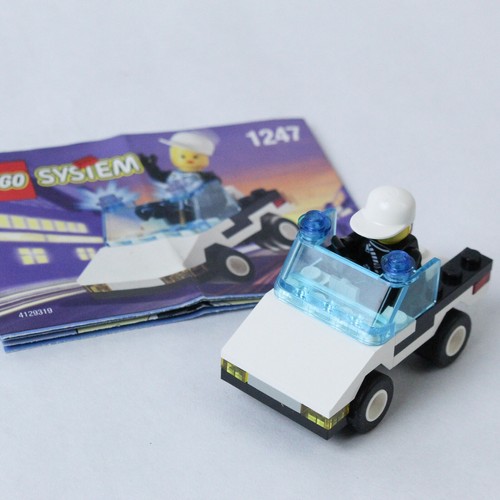 LEGO 1247 Patrol Car Mini Set Vintage Retired No Box WIth Manual ...