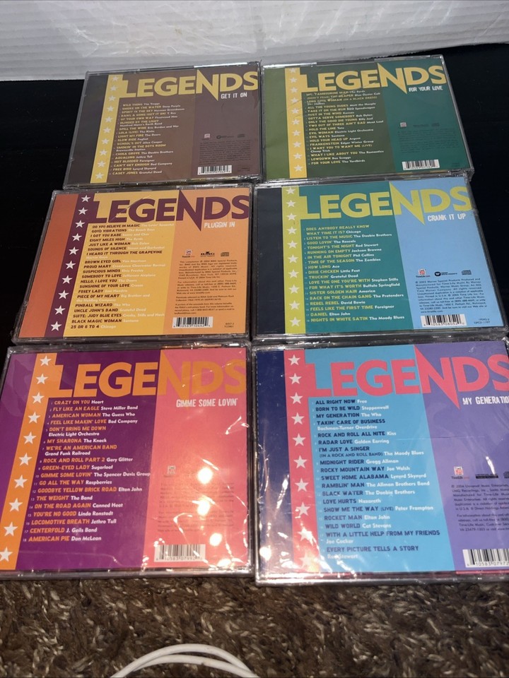 TIME LIFE 6 CD LOT THE ULTIMATE ROCK COLLECTION 108 CLASSIC ROCK SONGS ...