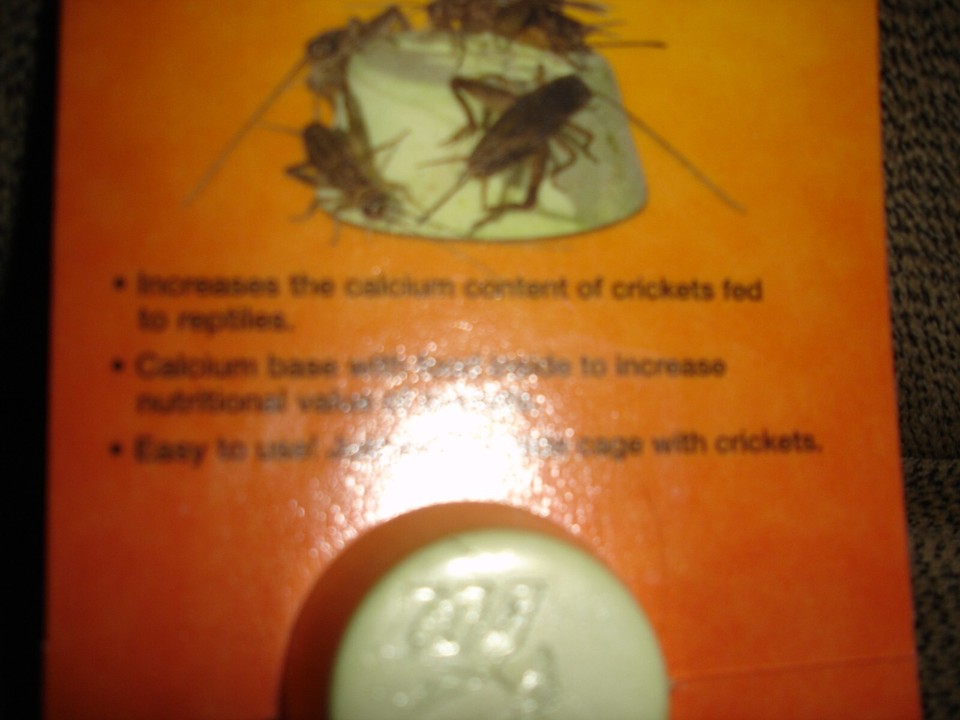 New Zoo Med Cricket Block Calcium & Gutload 6.45 oz | eBay