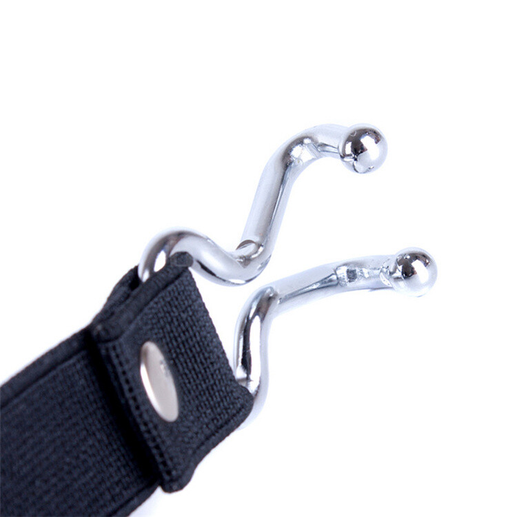 BDSM Nose Hook Oral Open Mouth Bite Gag PU Leather Head Bondage Harness ...