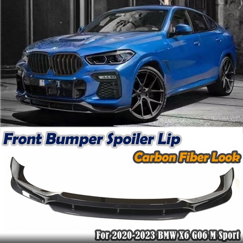 Car Front Bumper Spoiler Splitter Body Kit For 2020 2021-2023 BMW X6 ...