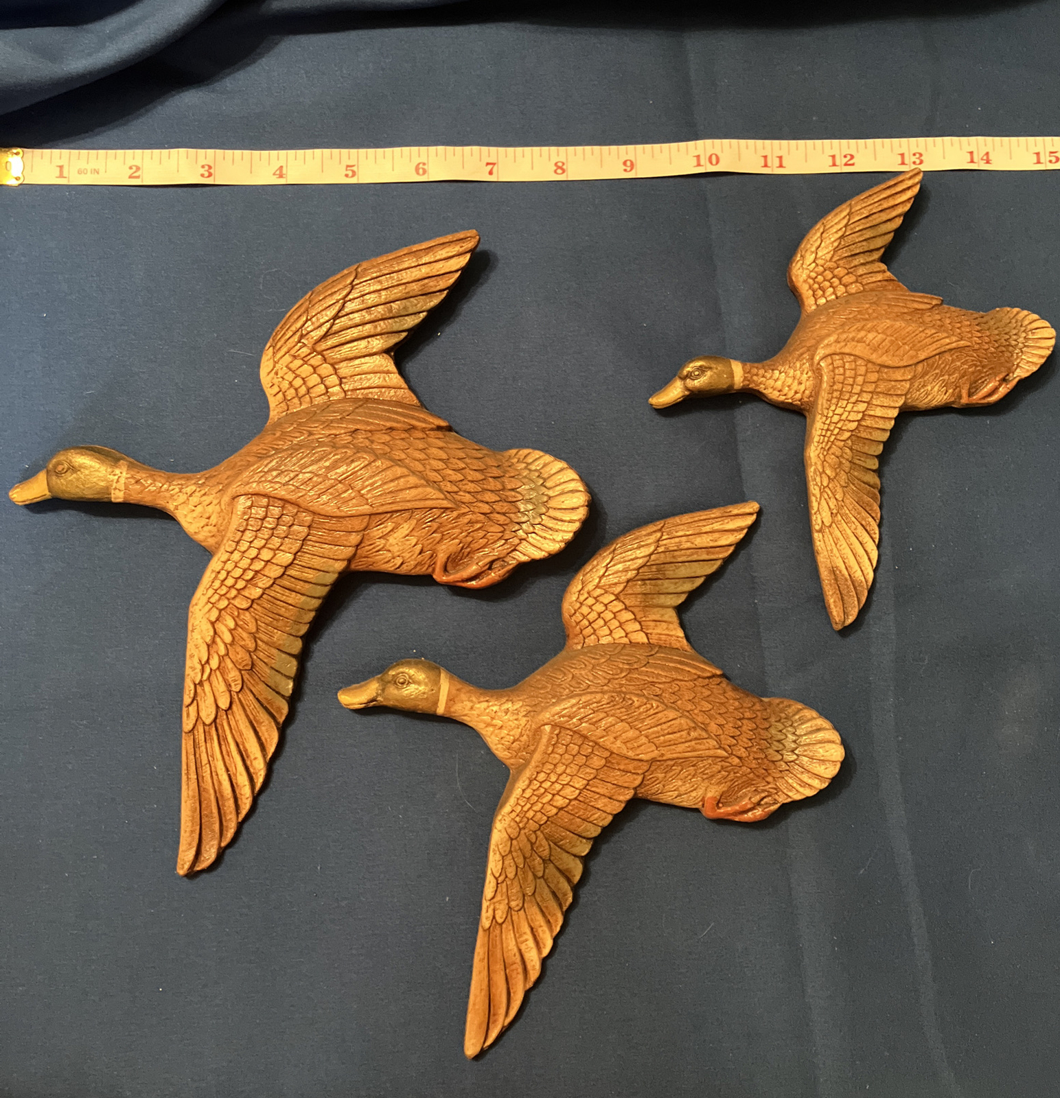 Set Of 3 Chalkware Ducks Vintage 1950-1960 MCM | eBay