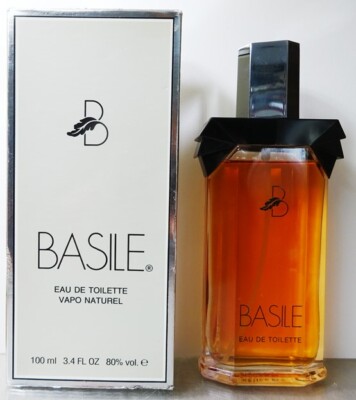 Full Size Vintage BASILE Eau de Toilette Perfume d Spray 3.4 oz. New ...