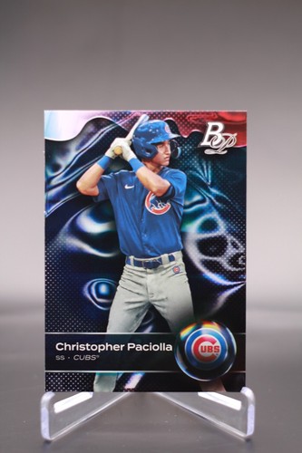 2023 Bowman Platinum Prospect Christopher Paciolla #TOP-83 Chicago Cubs ...