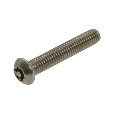 Pack Size 10 Stainless Button Post Torx M6 x 30mm Security T30 Machine ...
