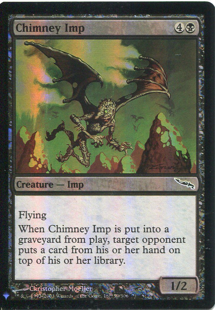 Magic The Gathering MTG Mystery Pack Foil Card Chimney Imp | eBay