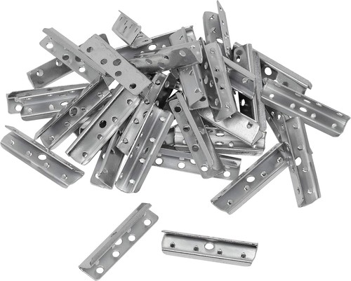 House2Home Metal End Clips for Rubber Webbing, Upholstery Small, Silver ...