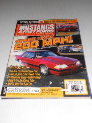 MUSCLE MUSTANGS & FAST FORDS JULY 2001 | eBay