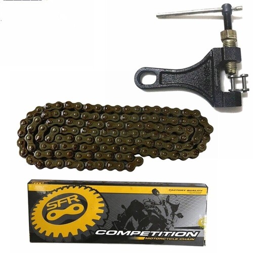 #40 420 Pitch Chain 106 Links+Chain Breaker For Pit Bike ATV Quad Go ...