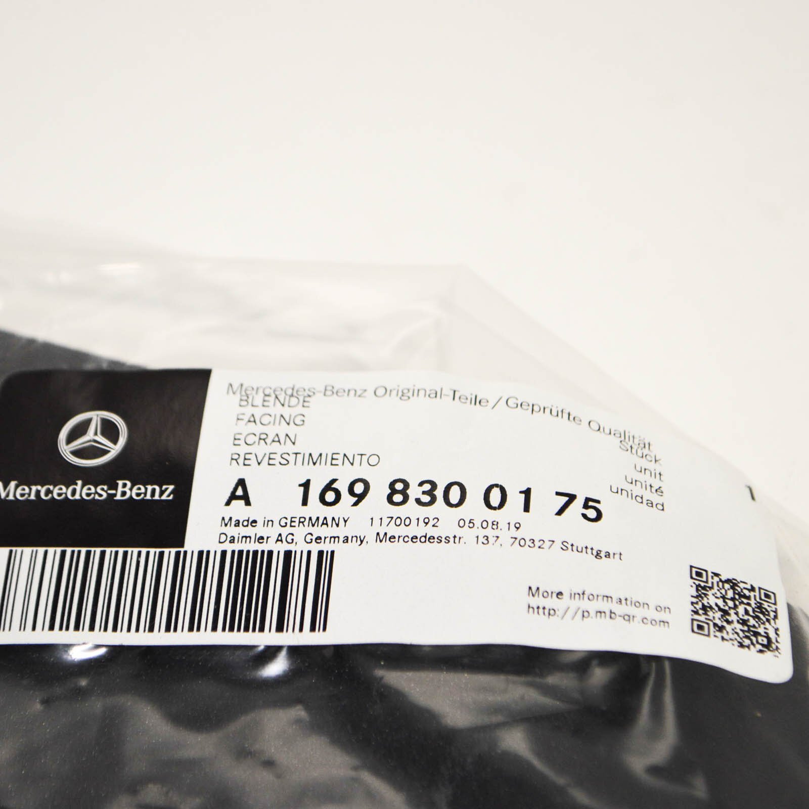 MB A-Class W169 Front Left Water Drain Cover A1698300175 NEW OEM | eBay UK