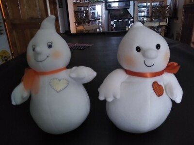 Vintage Hallmark Large Glimmer Ghost & Guy Ghost Stuffed Plush ...