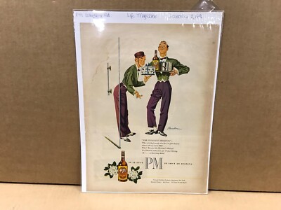 Vintage Life Magazine PM Whiskey Ad - December 2, 1946 | eBay