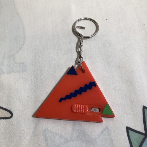 Vintage Knife Exacto Utility Keychain Triangle Zipper Pull Box Cutting ...